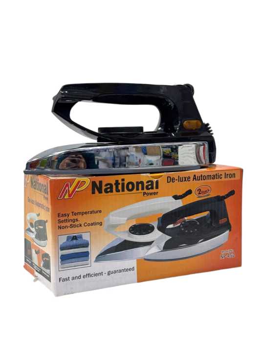 National Premium-Light Weight Dry Iron-NI-120AWT-1000 Watts | Daraz.pk