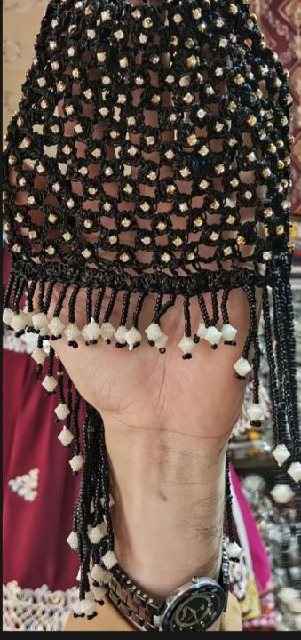 Red Beaded Skull Cap Vintage 1960s Bead Hat / Mid Century 60s Flapper ...