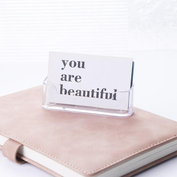 Acrylic Clear Display shelf Memo Clip Holder Desk Storage Stand ...