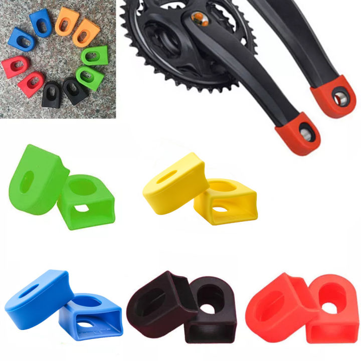 MTB Silicone Road Bicycle Crank Protection Crankset Protector Bicycle ...