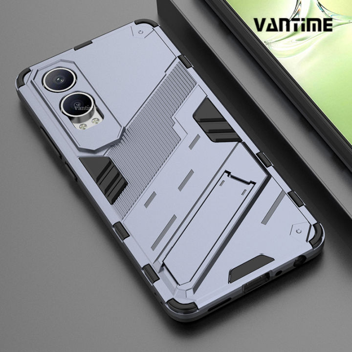 Vantime for OnePlus Nord CE4 Lite 5G Armor Case Kickstand Shockproof Matte Back Hard Cover ...