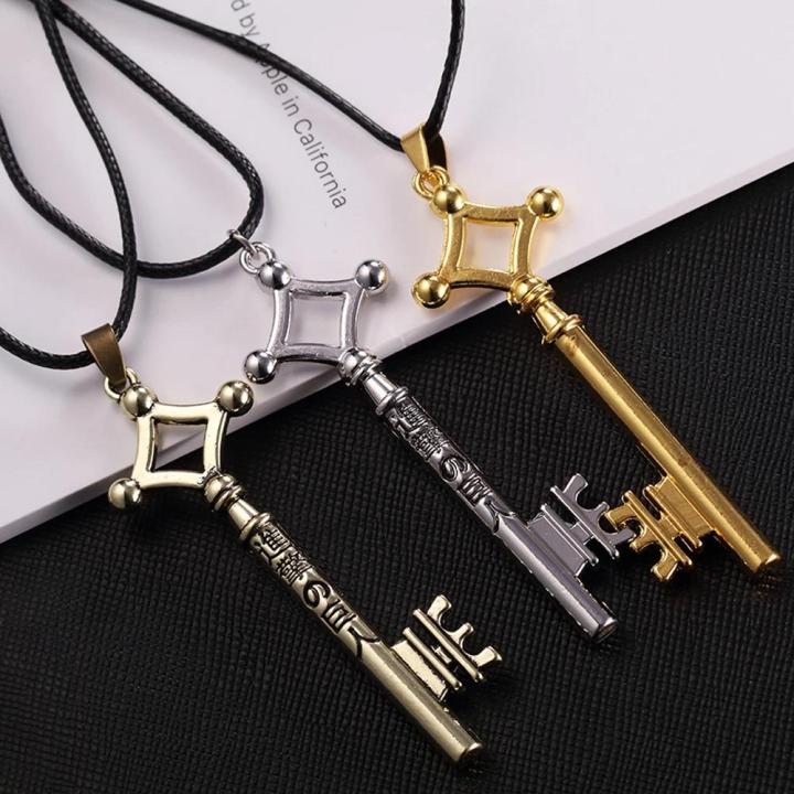 2024 SUMENG 2024 Attack On Titan Necklace Eren Key Shingeki No Kyojin ...