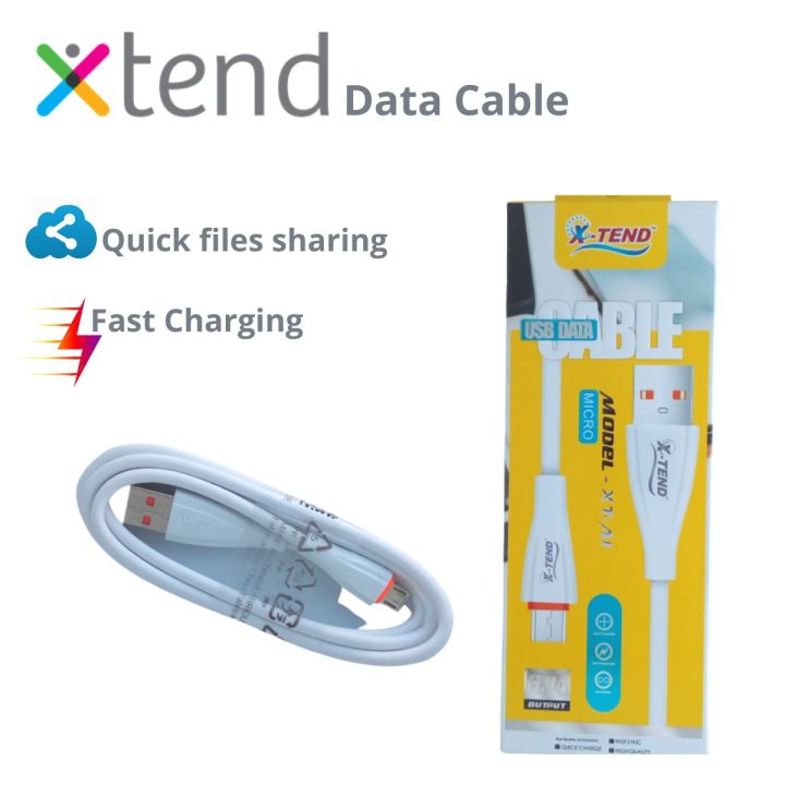 Android X-TEND Data Cable for Synchronizing & Rexharge Your Phone XT-AI | Daraz.pk