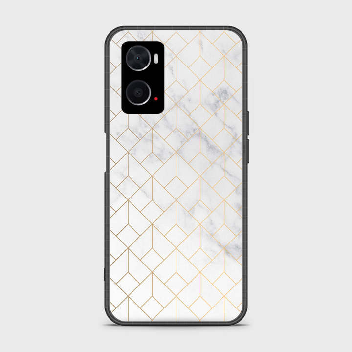 Oppo_ A36 Cover- White Marble Series 2 - HQ Ultra Shine Premium ...