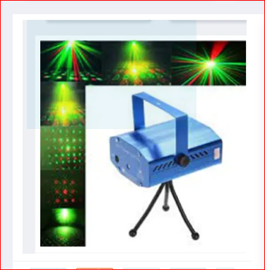 Super Mini Lazer stage light Projector DJ Disco LED Light: Lazer light ...