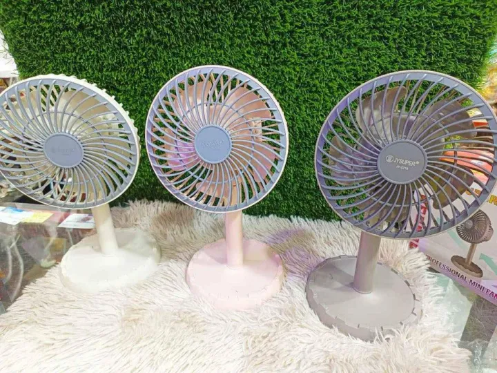 JY-2218 Professional Multicolor Rechargeable Portable Mini Table Fan ...