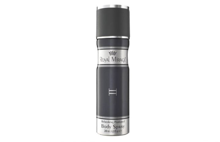 Royal Mirage II Deodorant Body Spray for Men 200ml: A Classic Scent for ...