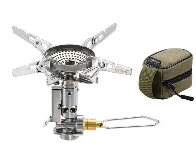 Outdoor Ultralight Camping Gas Stove Campingmoon XD-2F Split Gas Burner ...