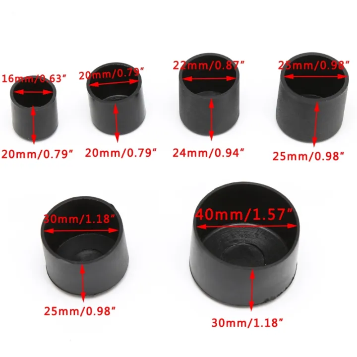 4x Rubber Chair Ferrule Furniture Feet Leg Protector Caps | Daraz.pk
