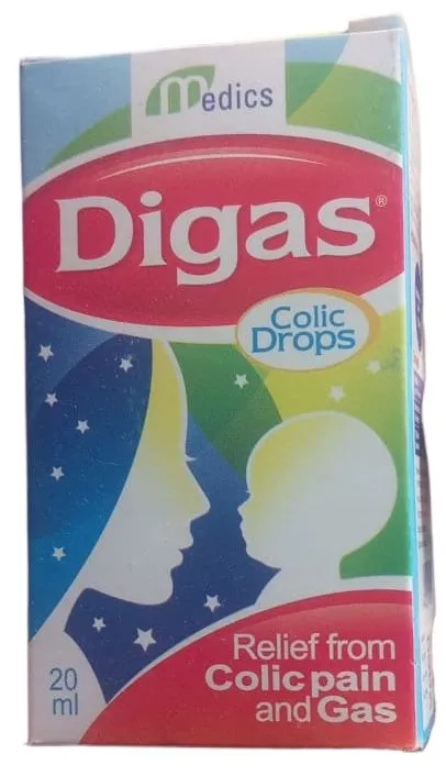 Medics Digas Colic Drops 20 ml Relief from Colic pain and Gas | Daraz.pk