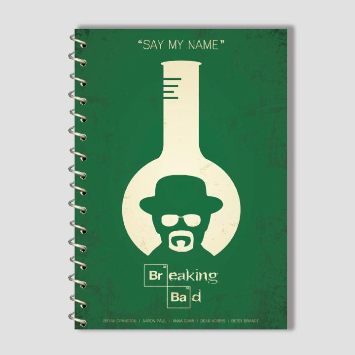 Spiral Notebook A4 or A5 - Breaking Bad Cover | Daraz.pk