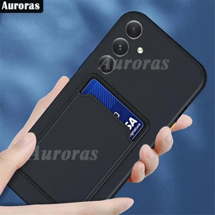 For Samsung Galaxy M14 5G M34 Case Wallet Card Pocket Soft Silicone ...