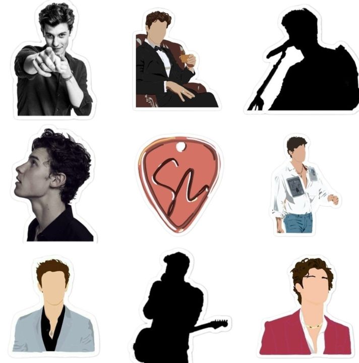 50/25pcs SHAWN MENDES sticker pack of pop music artist male singer ...