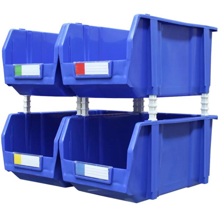 Plastic Bin Box Storage System MEDIUM container (Set of 4) | Daraz.pk