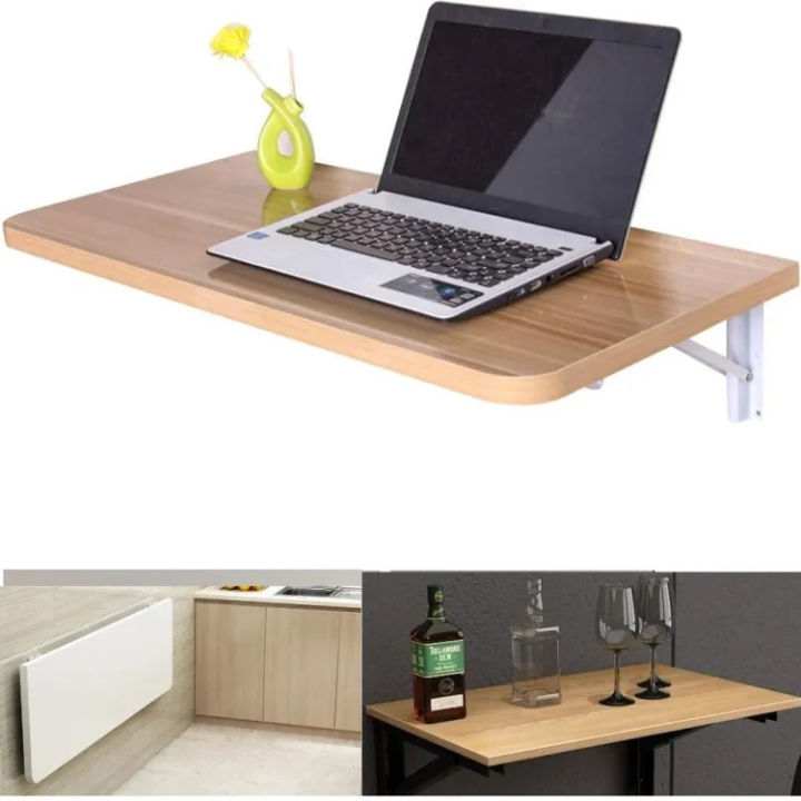 Wall Mounted Folding Wooden Laptop Table/Computer Table/Dvd Player/Iron ...