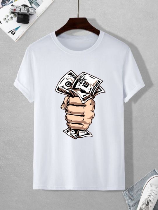 Dollar printed t shirts summer collection for boys/men | Daraz.pk