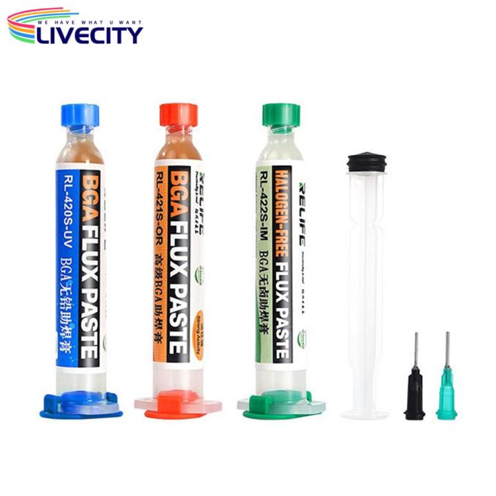 Solder Tin Paste Lead-free Syringes Solder Paste Flux Welding Paste ...