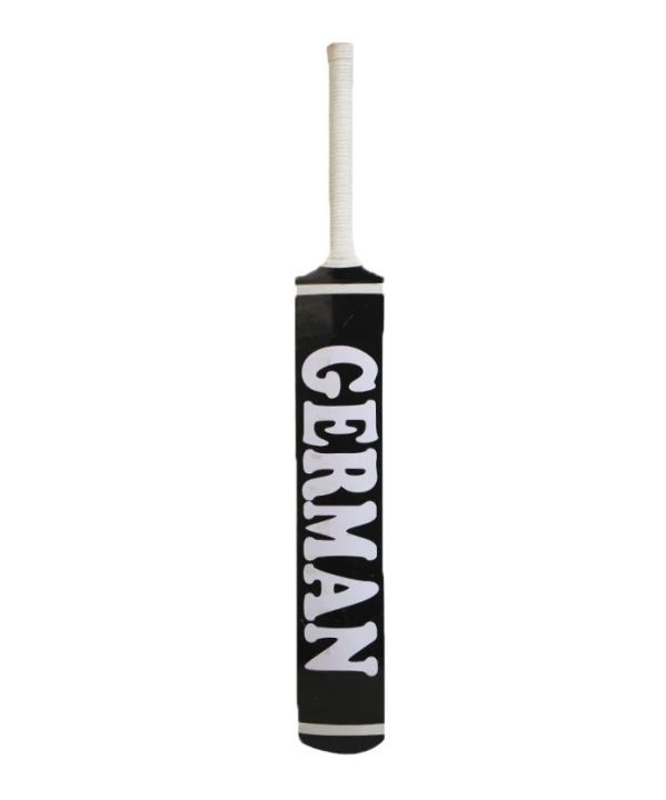 German - Half Cane Special - Black Bat White Reflector - Tape Ball Bat ...