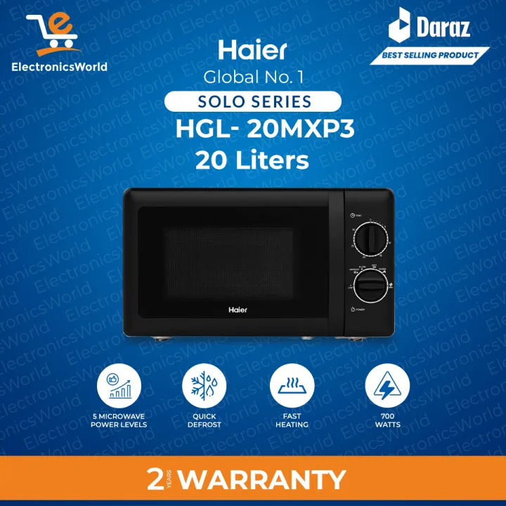 Haier Micro Oven | Solo Series HMW-20MXP3 | Capacity 20 Liters |Solo ...
