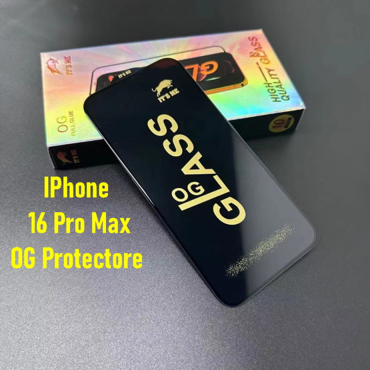 Apple IPhone 16 Pro Max OG Glass Protector HD Plus Super Tuff Screen ...