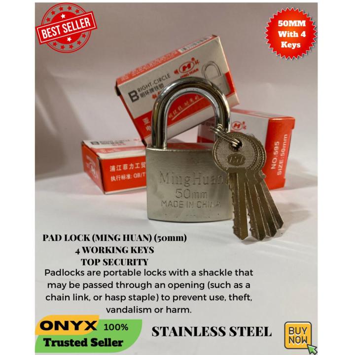 Pad Lock 50mm | Tala | Top security lock | Ming hung heavy duty Lock ...