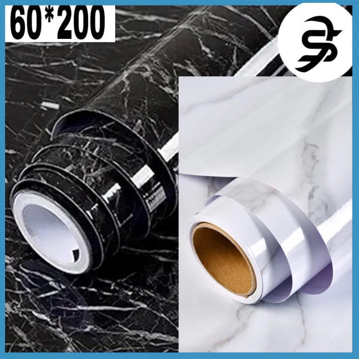 Marble Wallpaper Sticker for Kitchen | 60cm x 200cm Waterproof ...