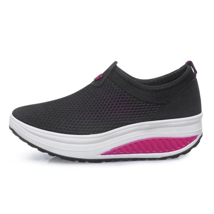 Women High Platform Shoes Shape Ups Toning Casual Fitness Walking Sport ...