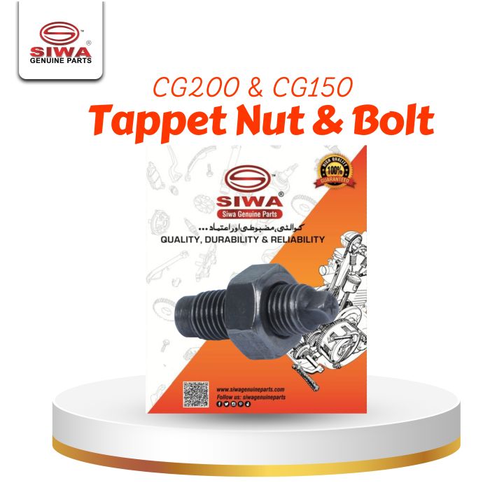 SIWA CG150CC , CG200CC 1Pcs Tappet Nut + Screw For Loader Rickshaw, CNG ...