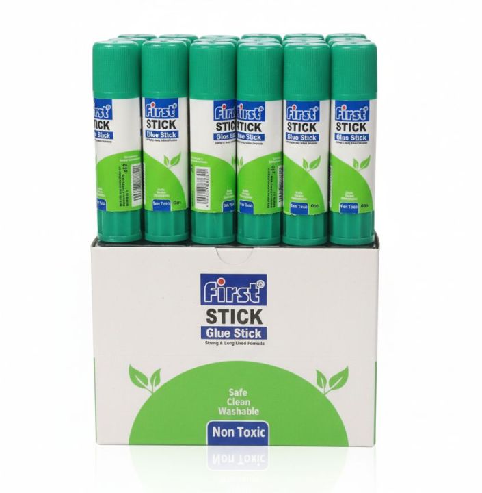 First Stick Glue Stick | 8g (Full Box) | Strong Safe Washable | Non ...