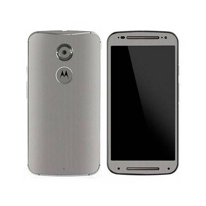 MOTO X 2ND Gen Silver Brushed Metal Texture Skin | Daraz.pk