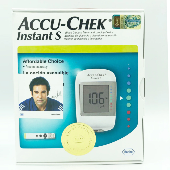 / ACCU CHECK INSTANT BLOOD GLUCOSE MONITORING SYSTEM | Daraz.pk