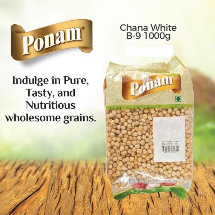 Ponam Chana White B-9 1000g | Daraz.pk