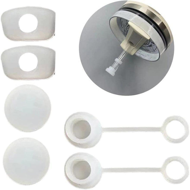 2 Set Cup Straw Cover Leak Stopper Spill Protector Dust-proof ...