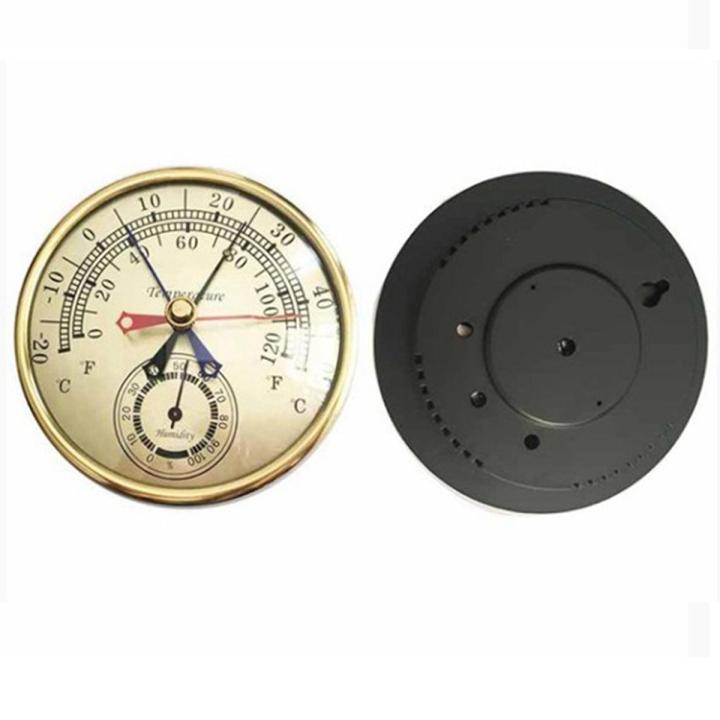 5inch Min Max Thermometer Hygrometer Wall Mount Wall Hang Analog Indoor ...