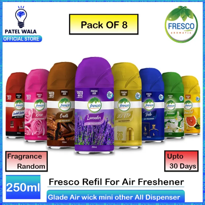 ( Pack of 8 ) Fresco Airwick Automatic Air Freshener Spray | Fresh ...