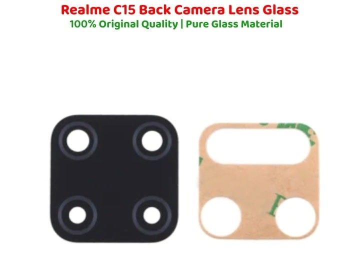 Realme C15 Replacement Back Camera Glass Lens For Realme C15 | Daraz.pk