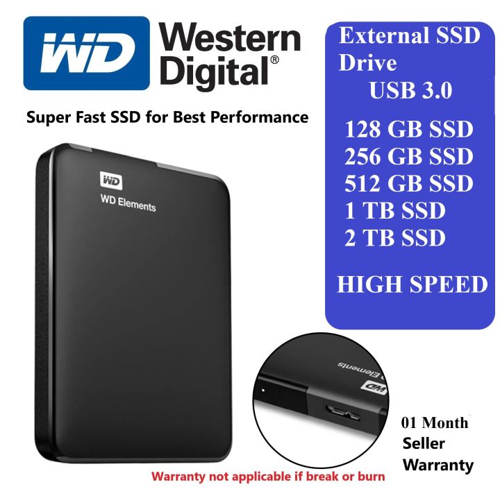 External SSD - USB 3.0 High Speed - External - Portable SSD | Daraz.pk