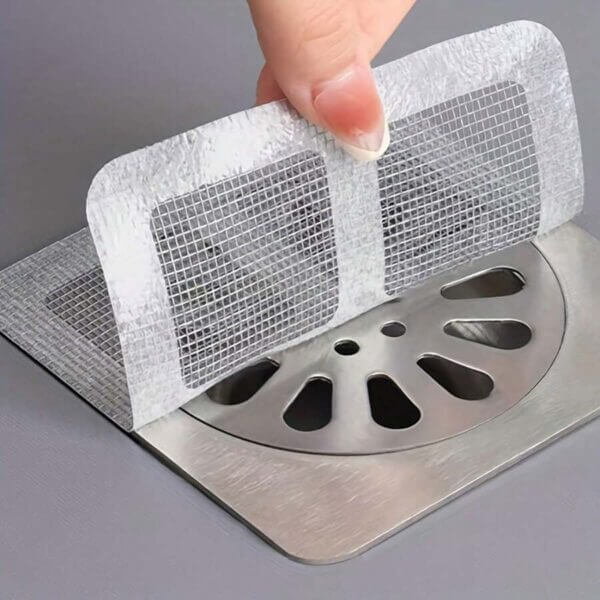 Drain Seal, Hair Removing Sheet, 10 Pieces, Bathroom Drain Net, Just ...