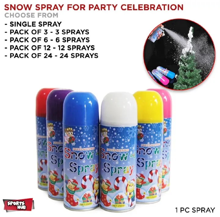 Snow Spray for Parties & Events – Spray Cans | Available in Packs of 1 ...