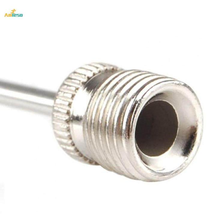 Soccer Basketball Football Ball Air Inflation Pump Needle Valve Adapter ...