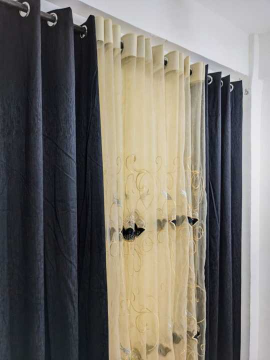 Sheer & Orgenza / Net Decent Ready Made Curtains,Pardy for your Bedroom ...
