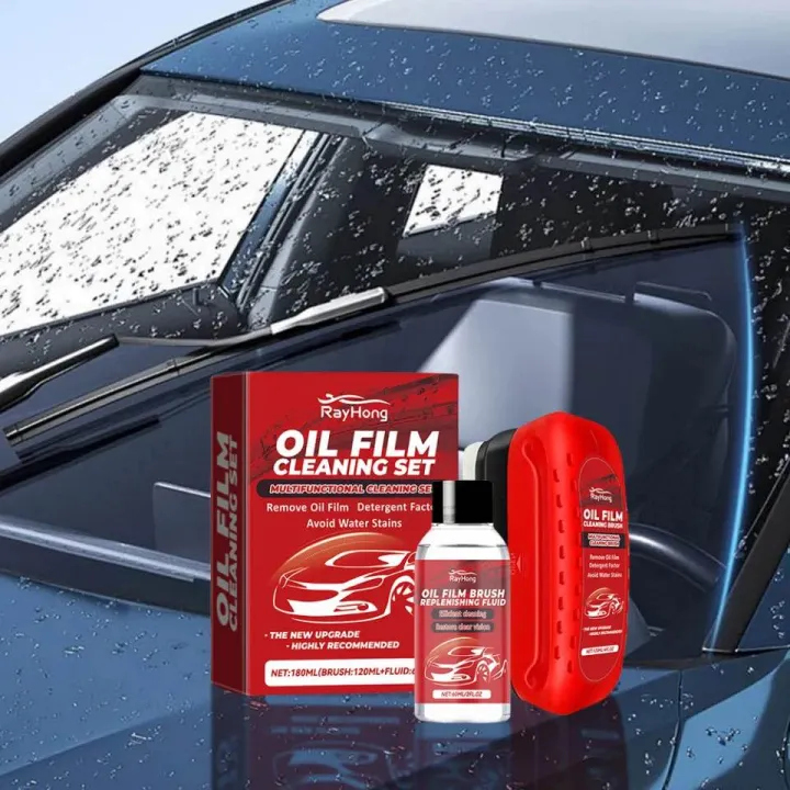 Automotive Oil Film Cleaning Brush, 2026 New Glass Coating for ...