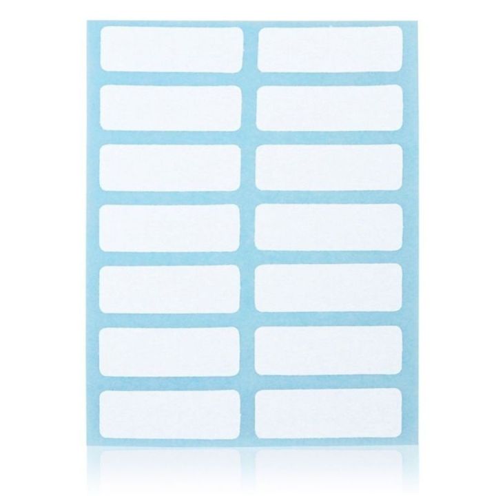 13 X 38mm Writable Self Adhesive White Sticky Name Stickers Name Number ...