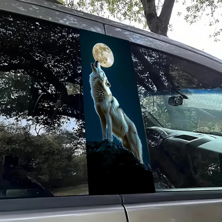 2 Pcs Vinyl Car Stickers and Decals, Waterproof B-Pillar Sticker ...