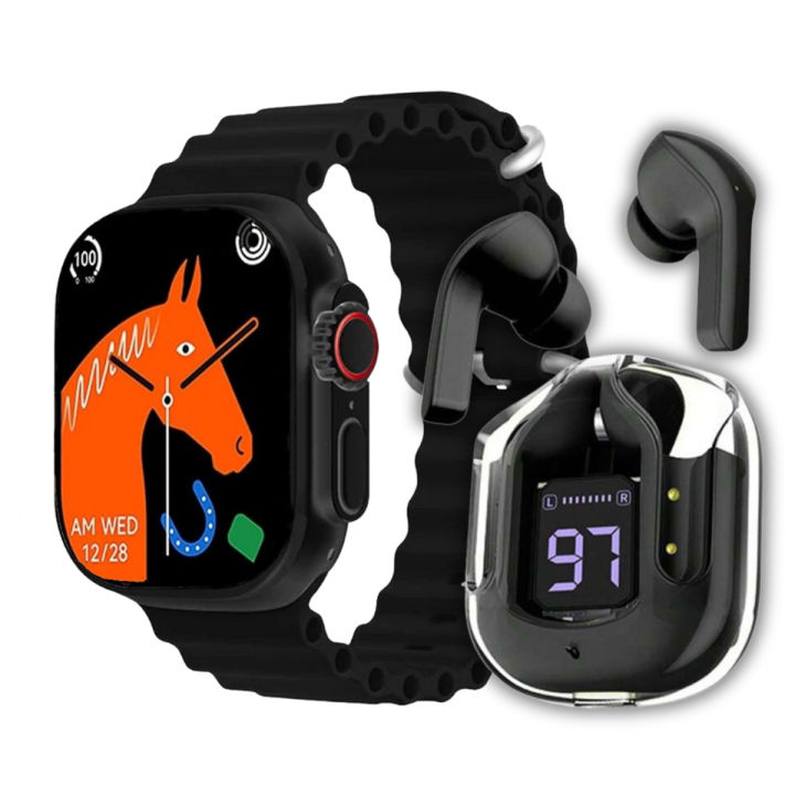 Advanced Pro Version Bluetooth Smart Watch With TWS Earbuds | Daraz.pk