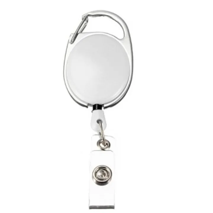 Pack of 05 (Pcs) Retractable Reel Pull Key ID Card Yo-Yo Clip Oval ...