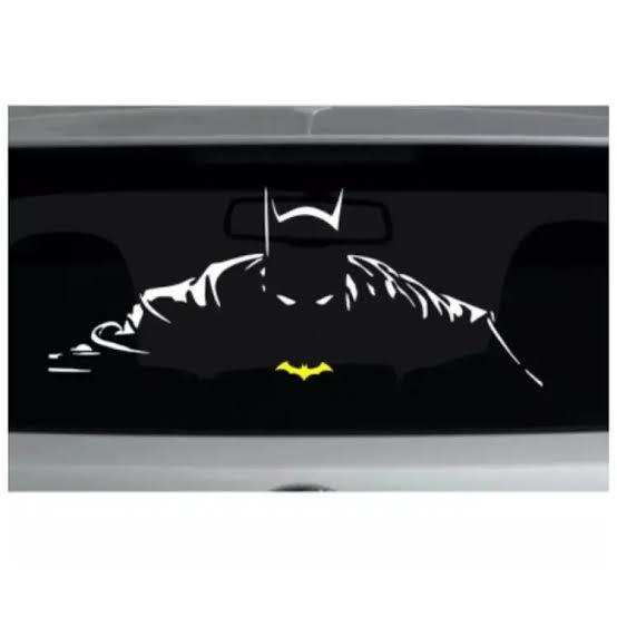 Big Batman Reflective Sticker For Car windshield Waterproof 2 Feet Size ...