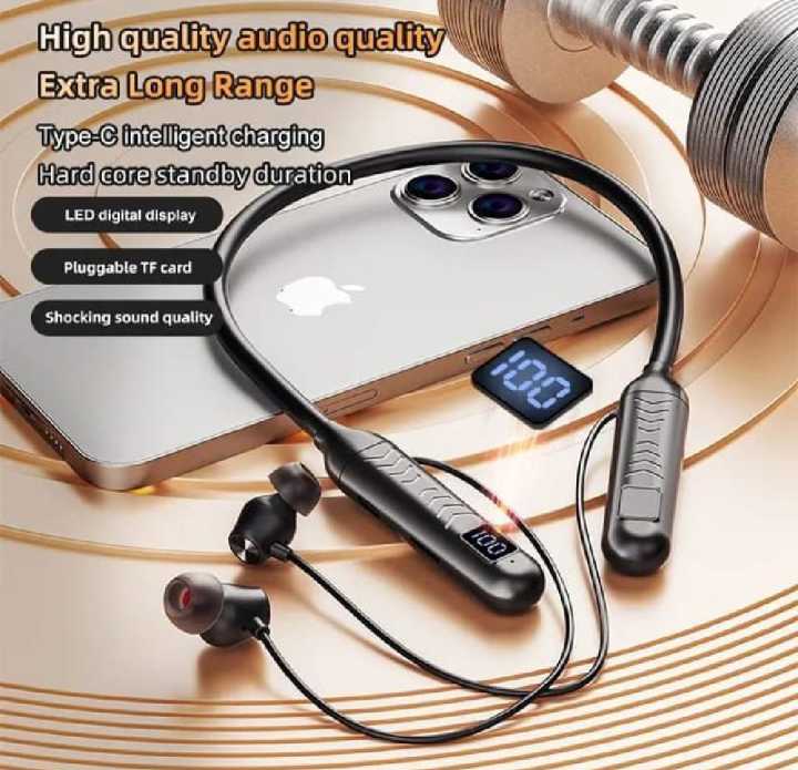 Dongzhu Bluetooth Earphones Wireless Headphones Magnetic Sport Neckband ...