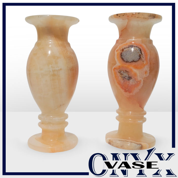 Marble Onyx Decorative Flower Vase/Guldaan - Elegant Home Décor Piec ...