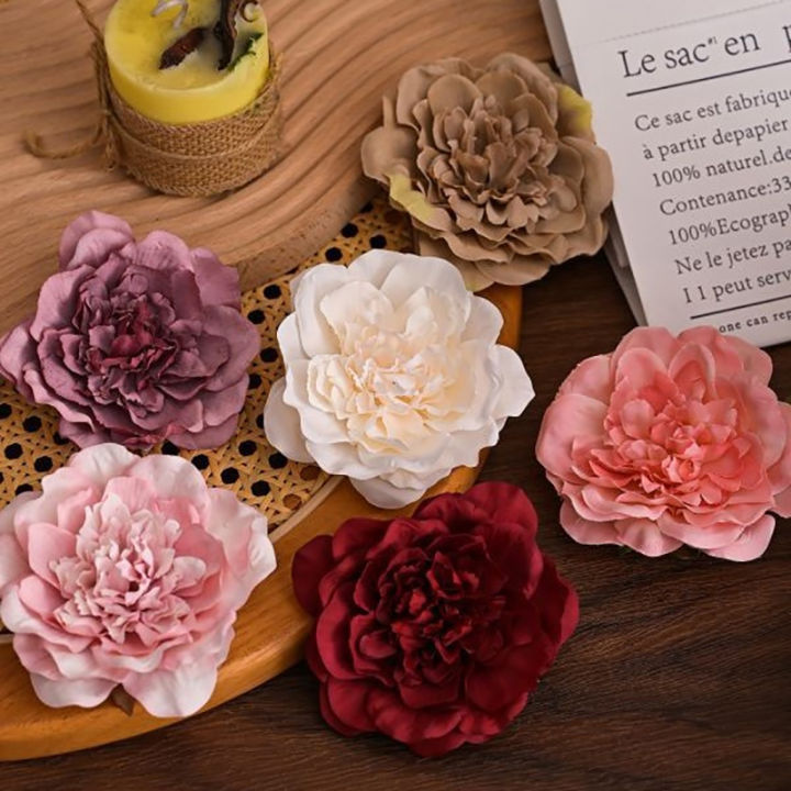 Artificial Fabric Flower Hair Clip Vintage Duck Beak Clip Hair ...